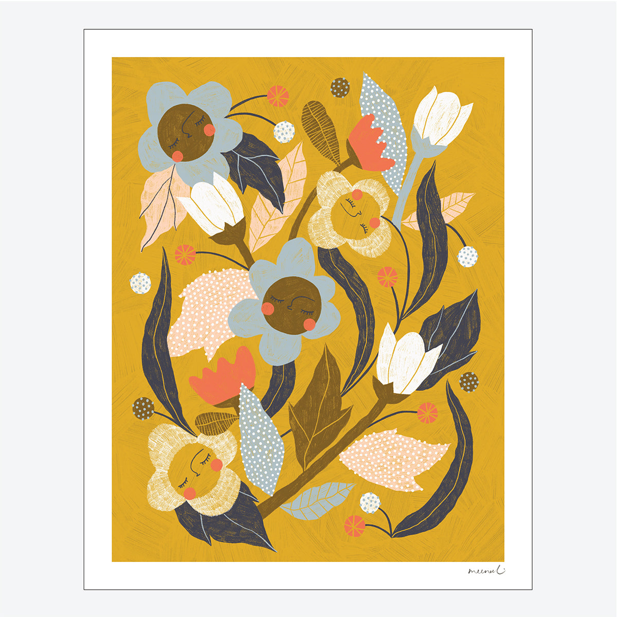 Flower Rest Art Print – Meenal Patel Studio