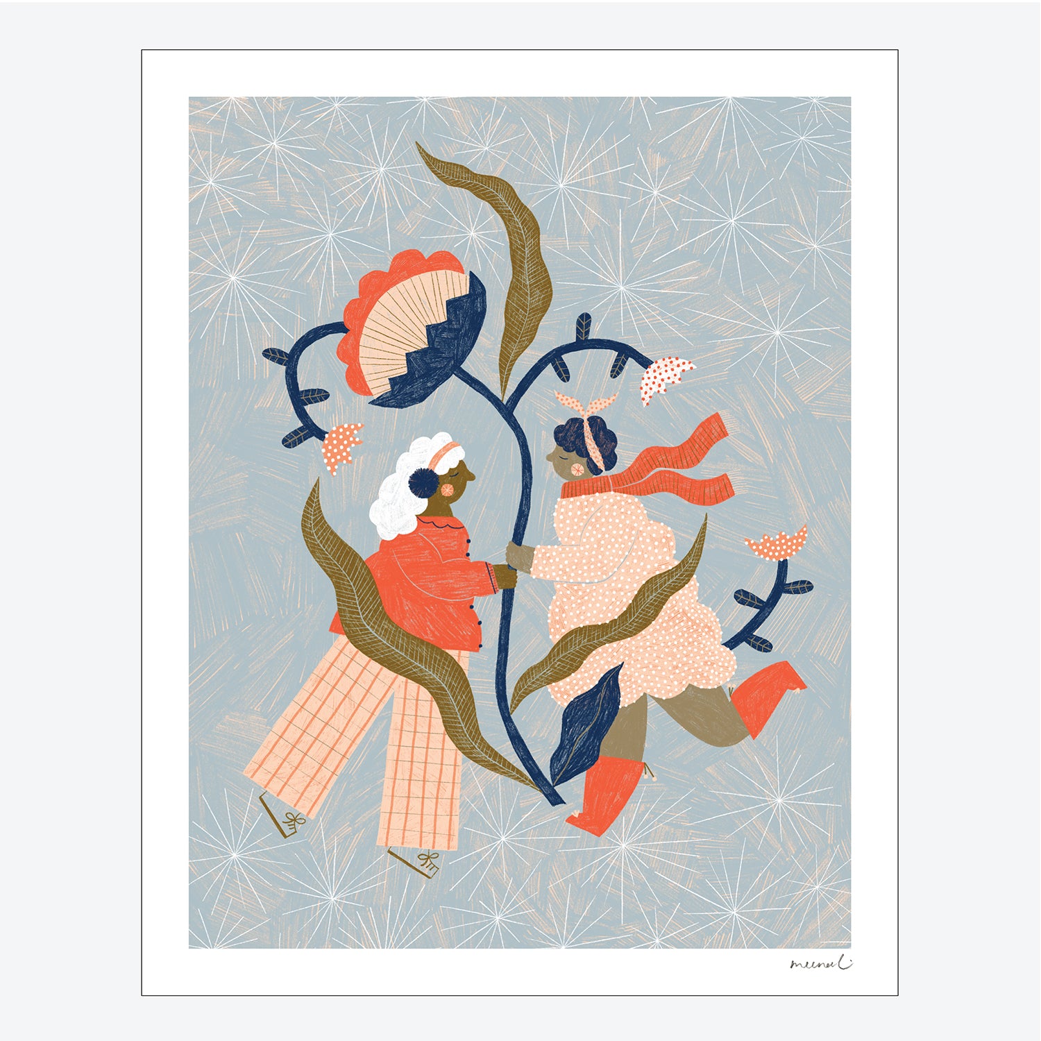 Snow Dance Art Print – Meenal Patel Studio