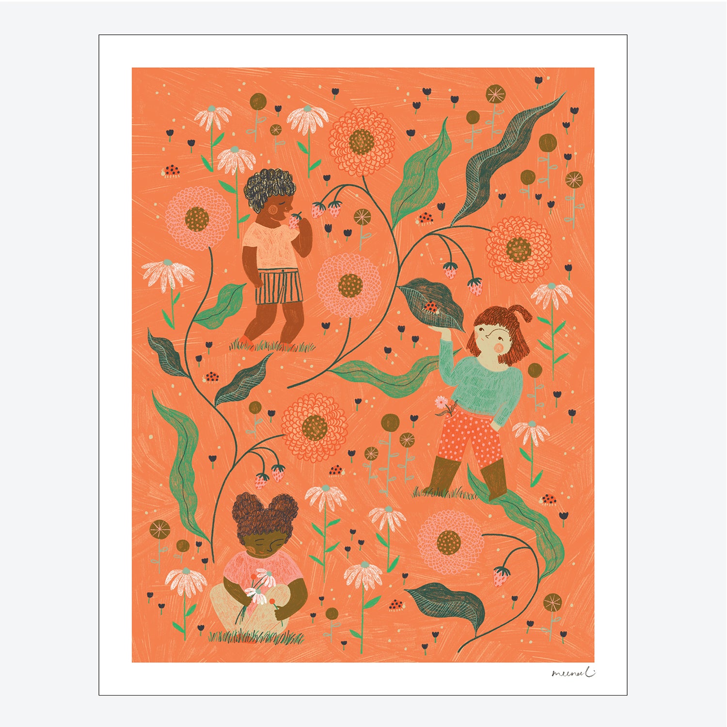 Wildflower Bloom Art Print – Meenal Patel Studio